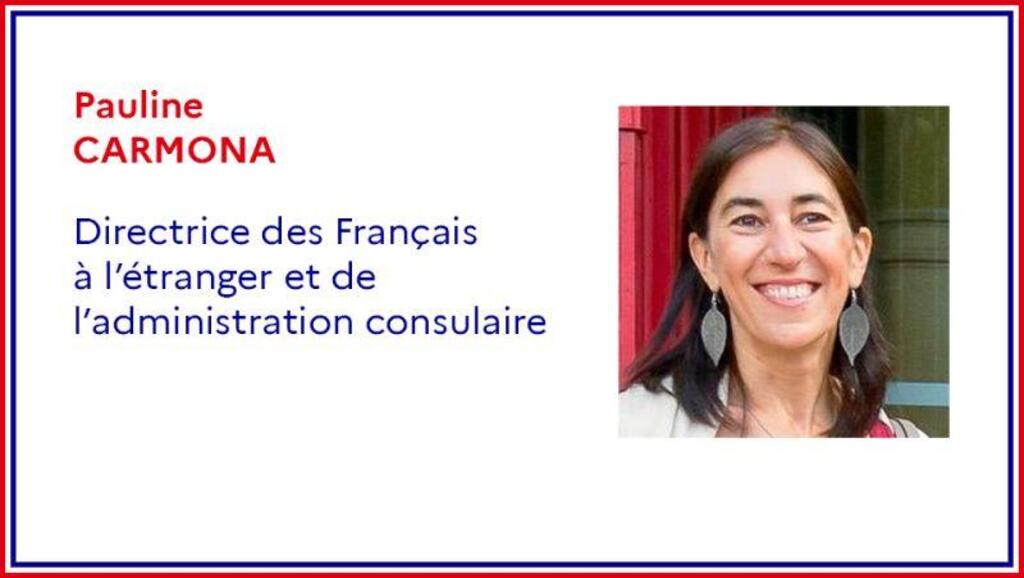 Pauline Carmona, la nouvelle directrice de l’administration consulaire