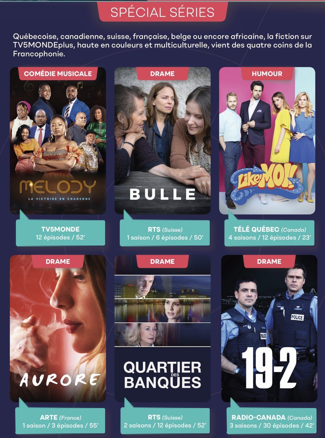 TV5MONDEplus : un monde de séries