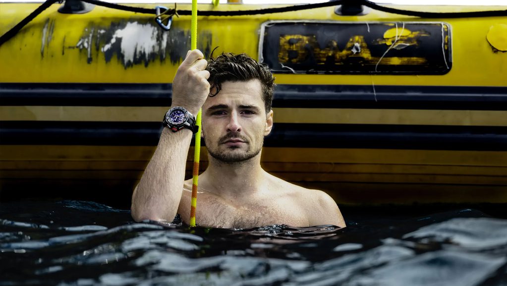 Apnée : Arnaud Jerald, champion du monde en monopalme